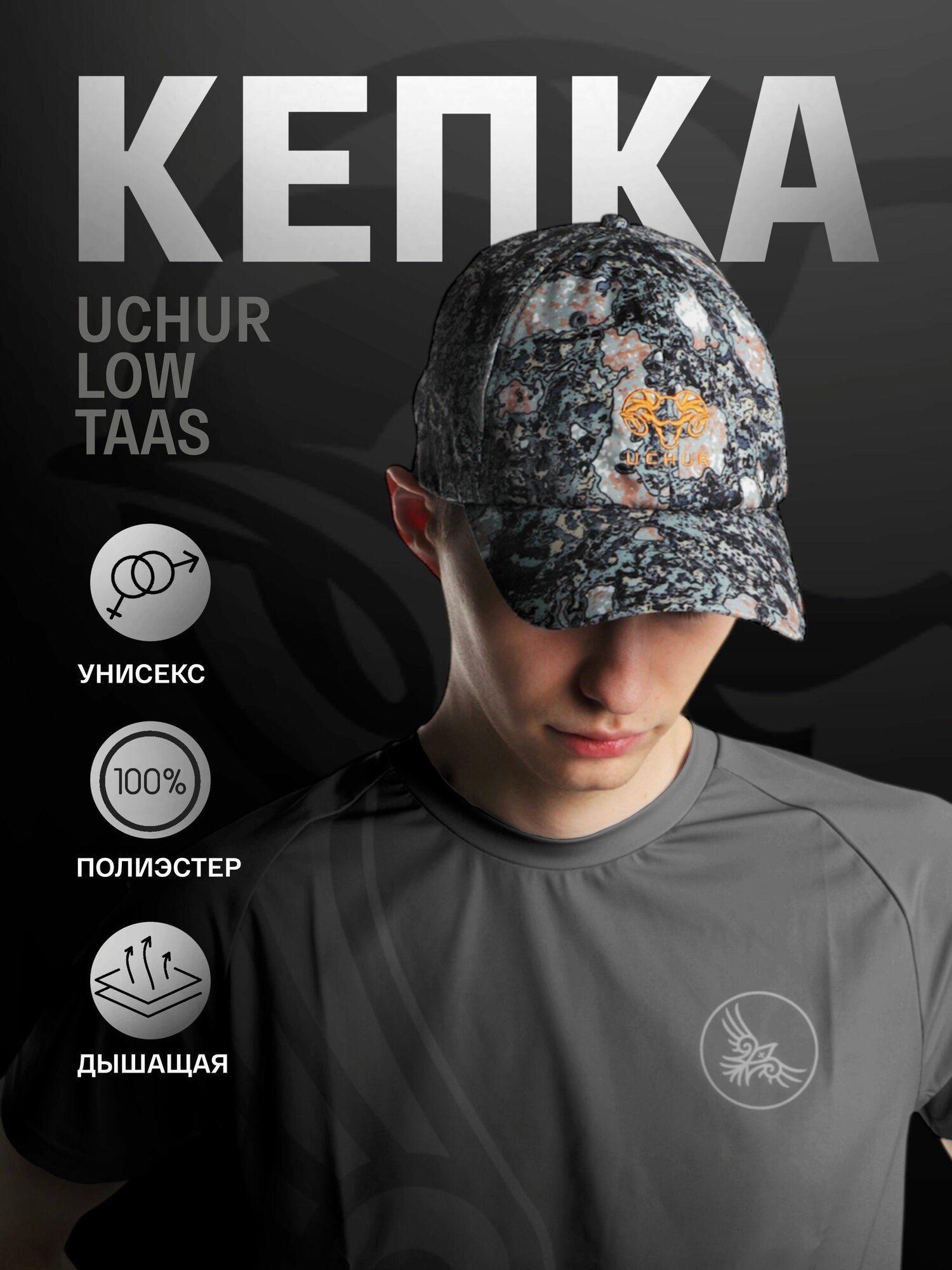 Кепка для велоспорта UCHUR Базовая коллекция для мужчин и женщин