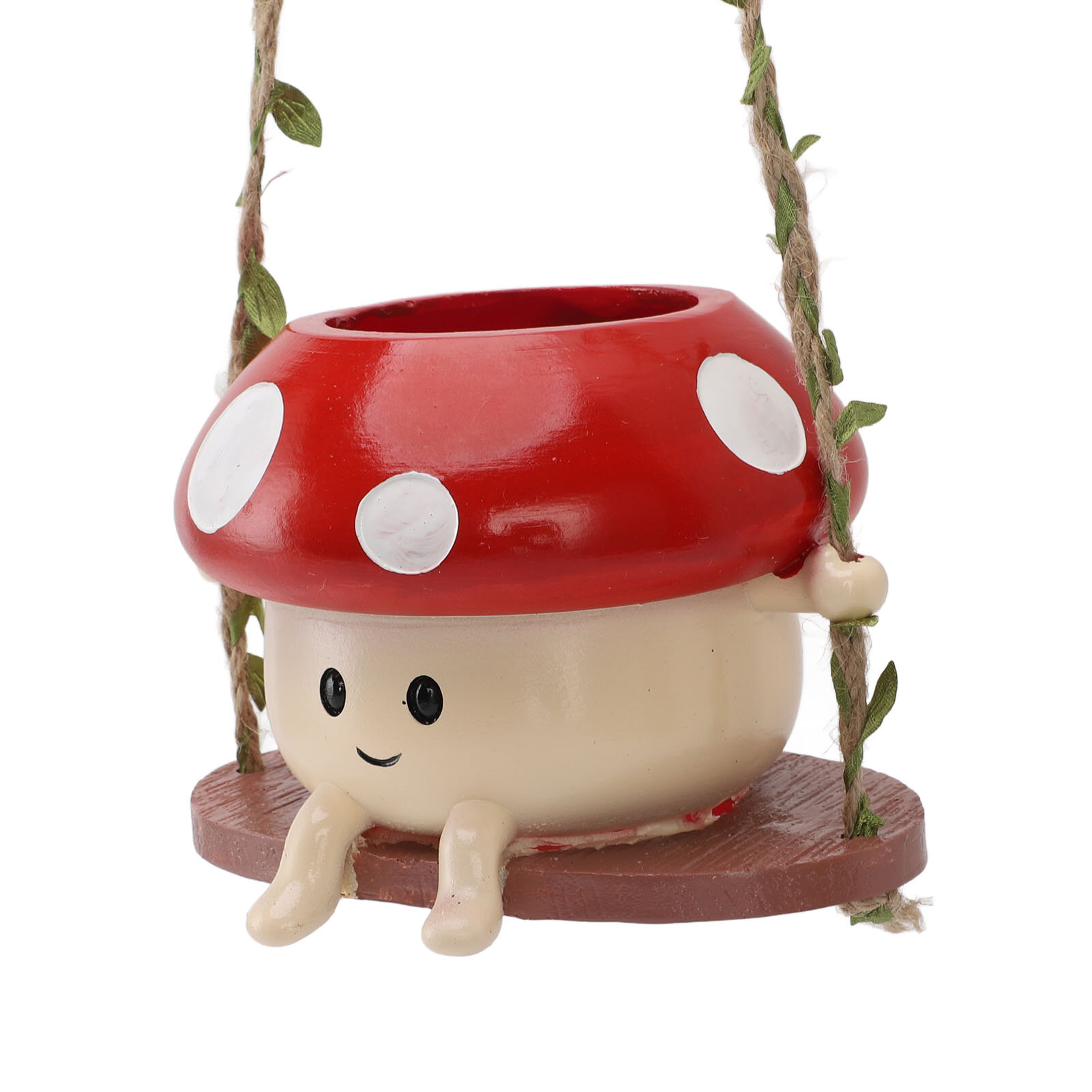 Горшок для цветов в виде гриба, качели, горшок для суккулентов, украшение для настенной полки, потолка