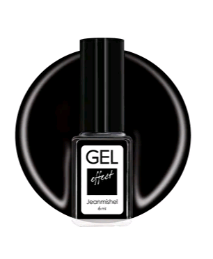 Jeanmishel Gel Effect Лак-гель для ногтей 6 мл. №199 черный матовый