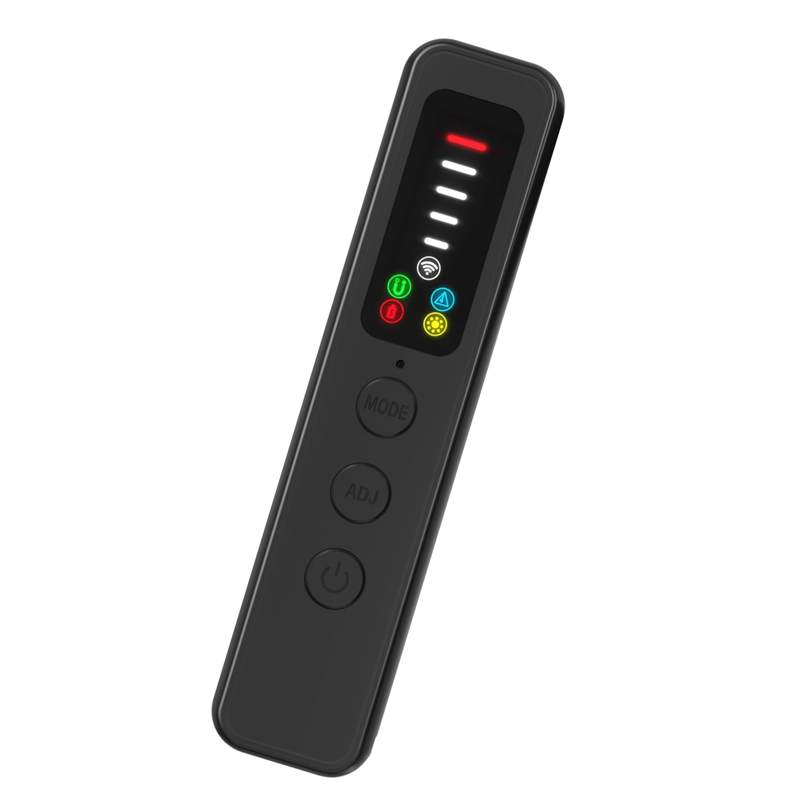 Детекторы скрытых камер портативные сканеры сигналов /Wi-Fi с 5 уровнями чувствительности для дома путешествий отелей автомобиля цвета черный ABS 300mAh Type-C 8-24 часа 10.2*2.5*1.5cm 30g