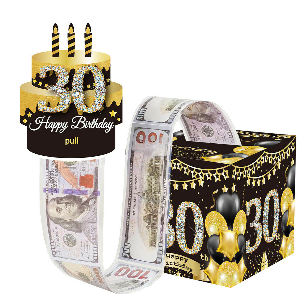 Золотой держатель для денег diy с ярким дизайном для украшения и подарков на вечеринке стиль 16