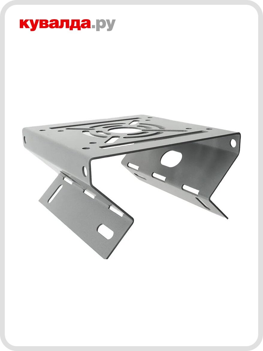 Кронштейн REXANT 28-4011 универсальный для видеокамер на столб/угол, серый