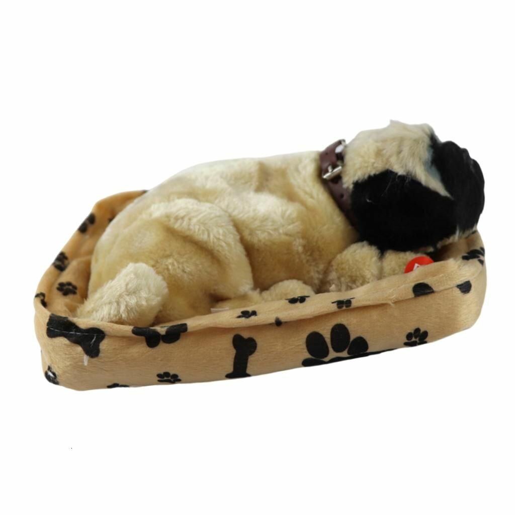 Интерактивная плюшевая собака, - Мопс