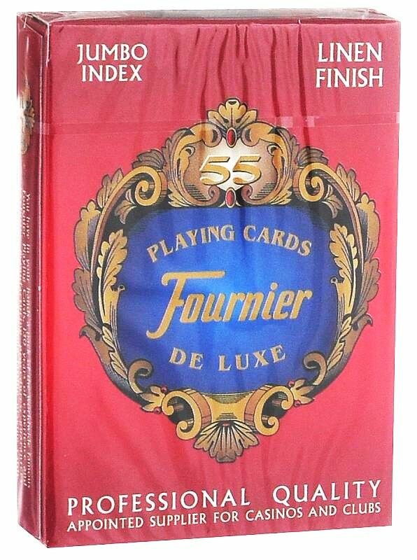 Карты Fournier no 818 g - linen finish red