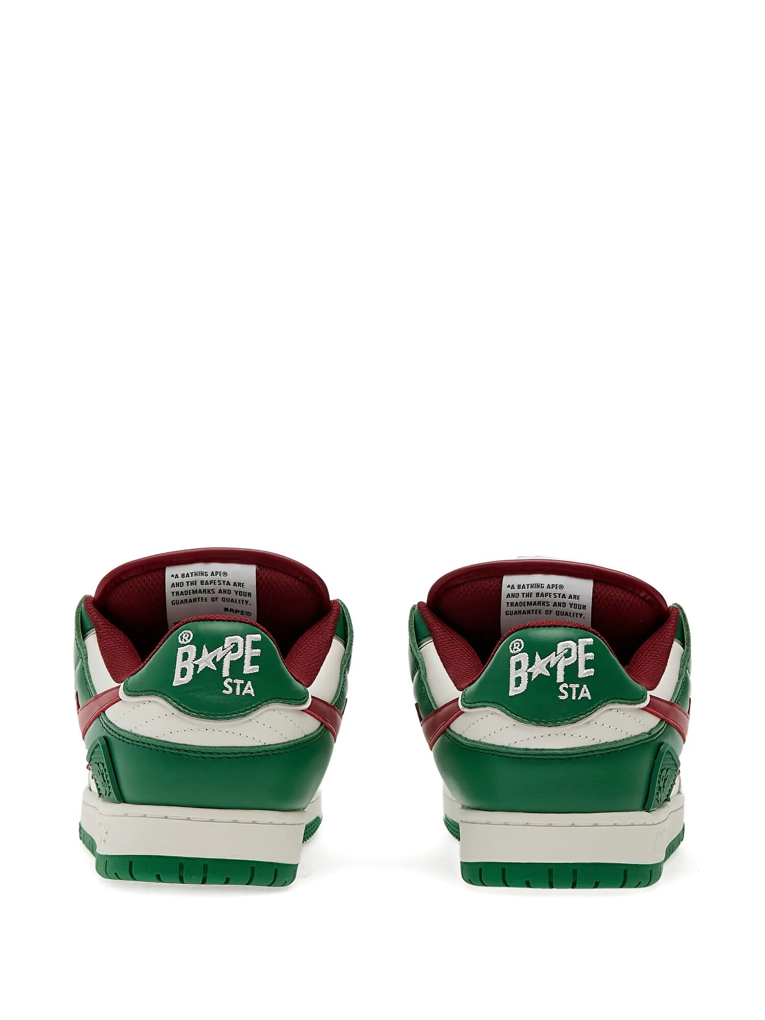 Кроссовки A BATHING APE SK8 Sta 1, размер 8.5, зеленый, — фото 1
