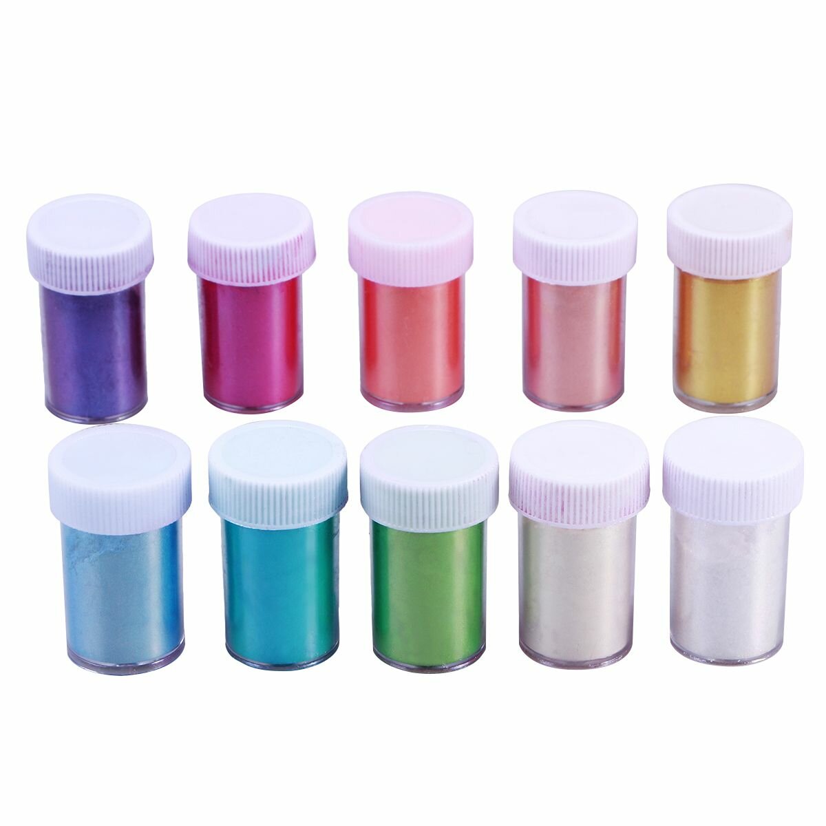 Минеральные Пигменты Для Создания Косметики И Мыла 10 Штук В Ассорти Цветов