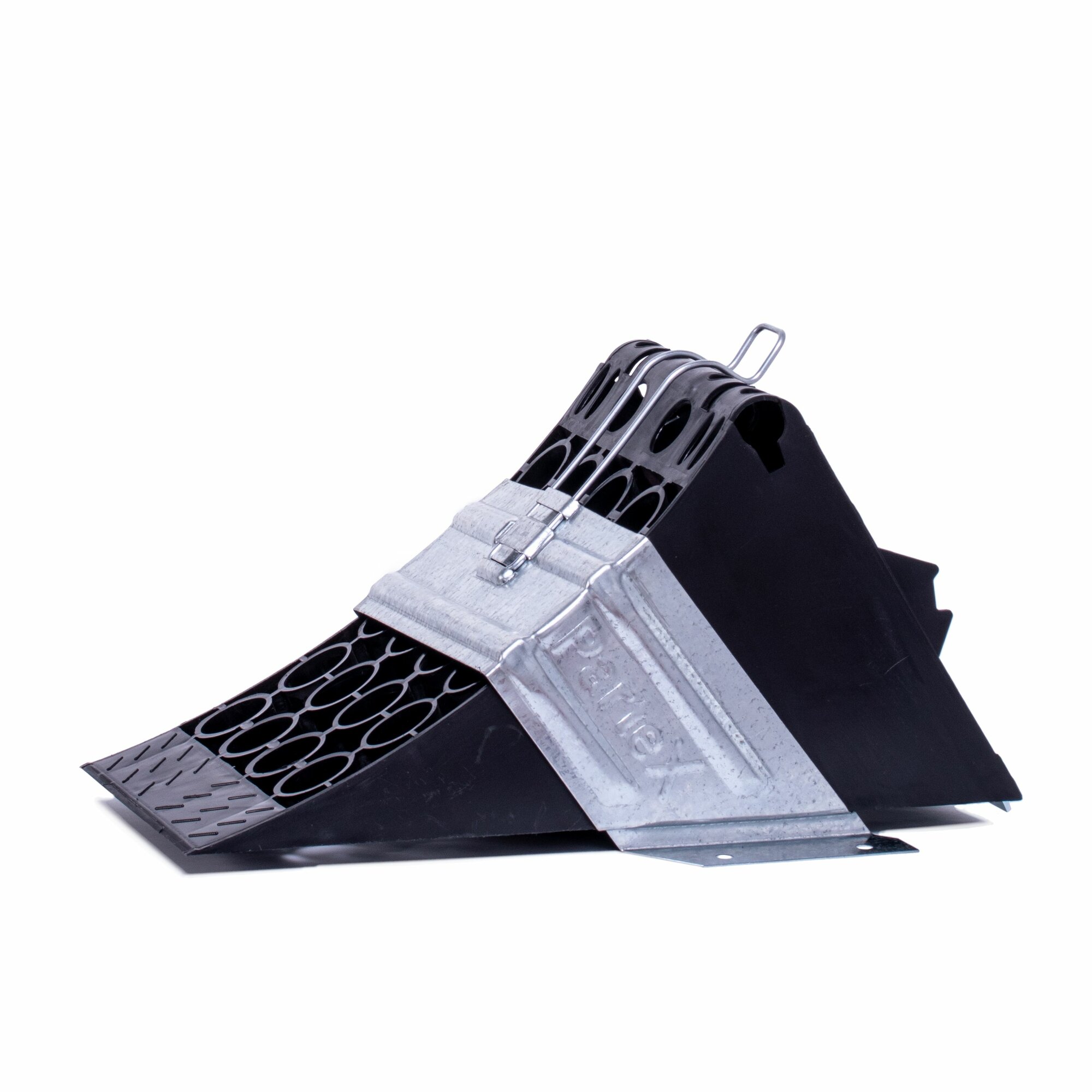 Комплект Partex Упор противооткатный пластиковый грузовой 200 мм со стопорной пластиной, кронштейн 200мм