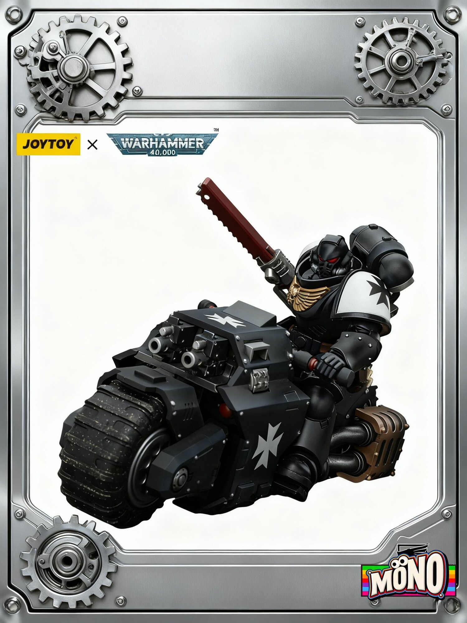 Модель Warhammer JOYTOY Мотогонщик, гвардеец, пластик, 20 см