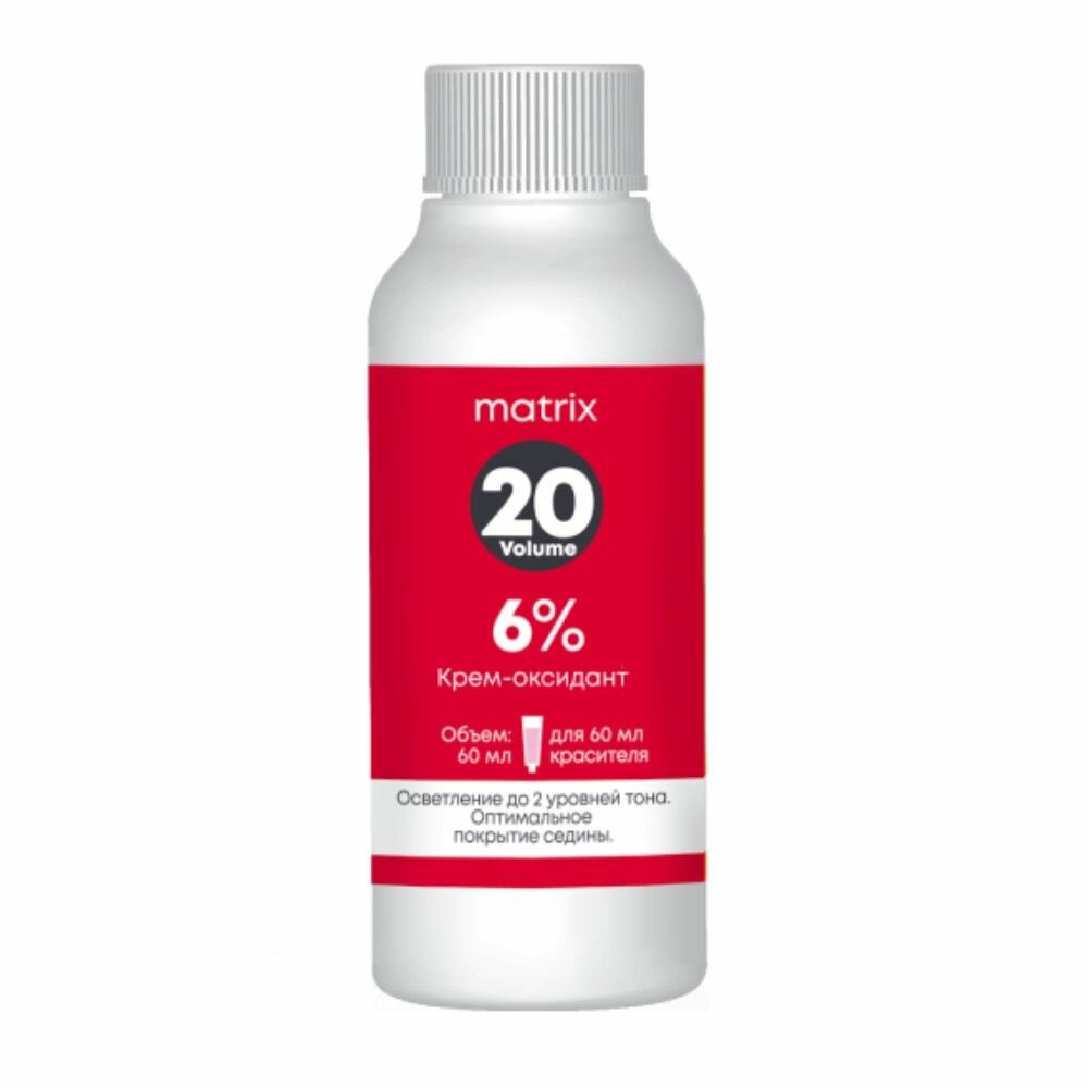 Крем оксидант окислитель оксид Socolor. Beаuty Cremes Oxydants 6% Matrix 60 мл
