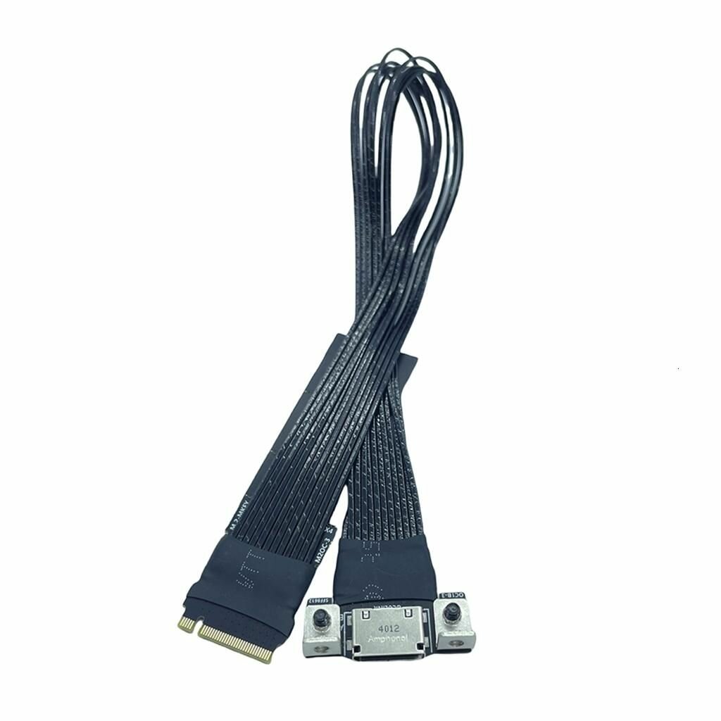 Кабель PCIe4.0 Oculink SFF-8611 - M.2, 30CM