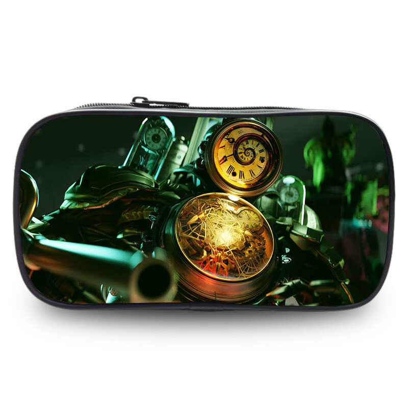 Пенал red lotus titan, durable polyester, high capacity, for students, red