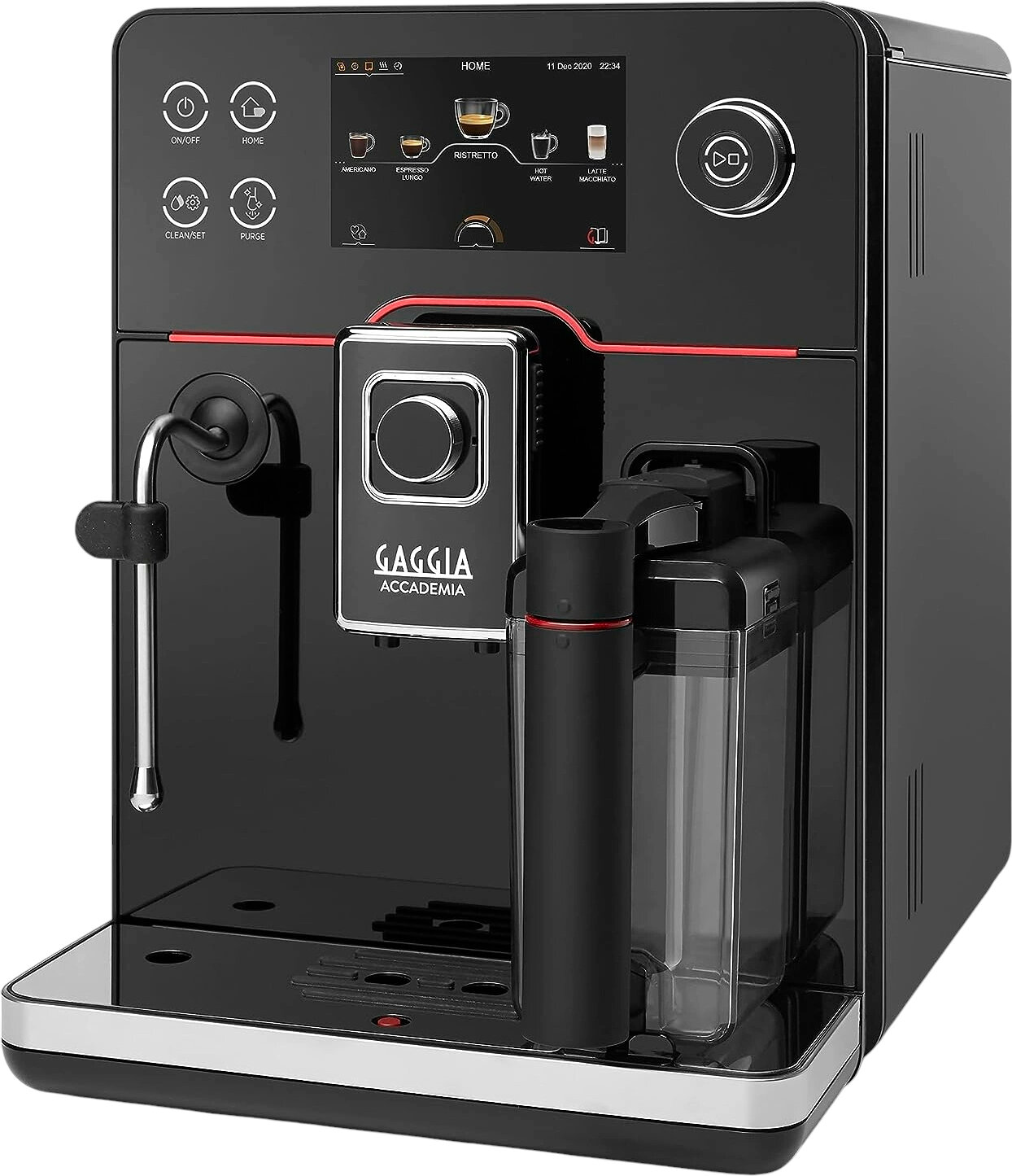 Кофемашина GAGGIA New Accademia Glass BK 230 черный