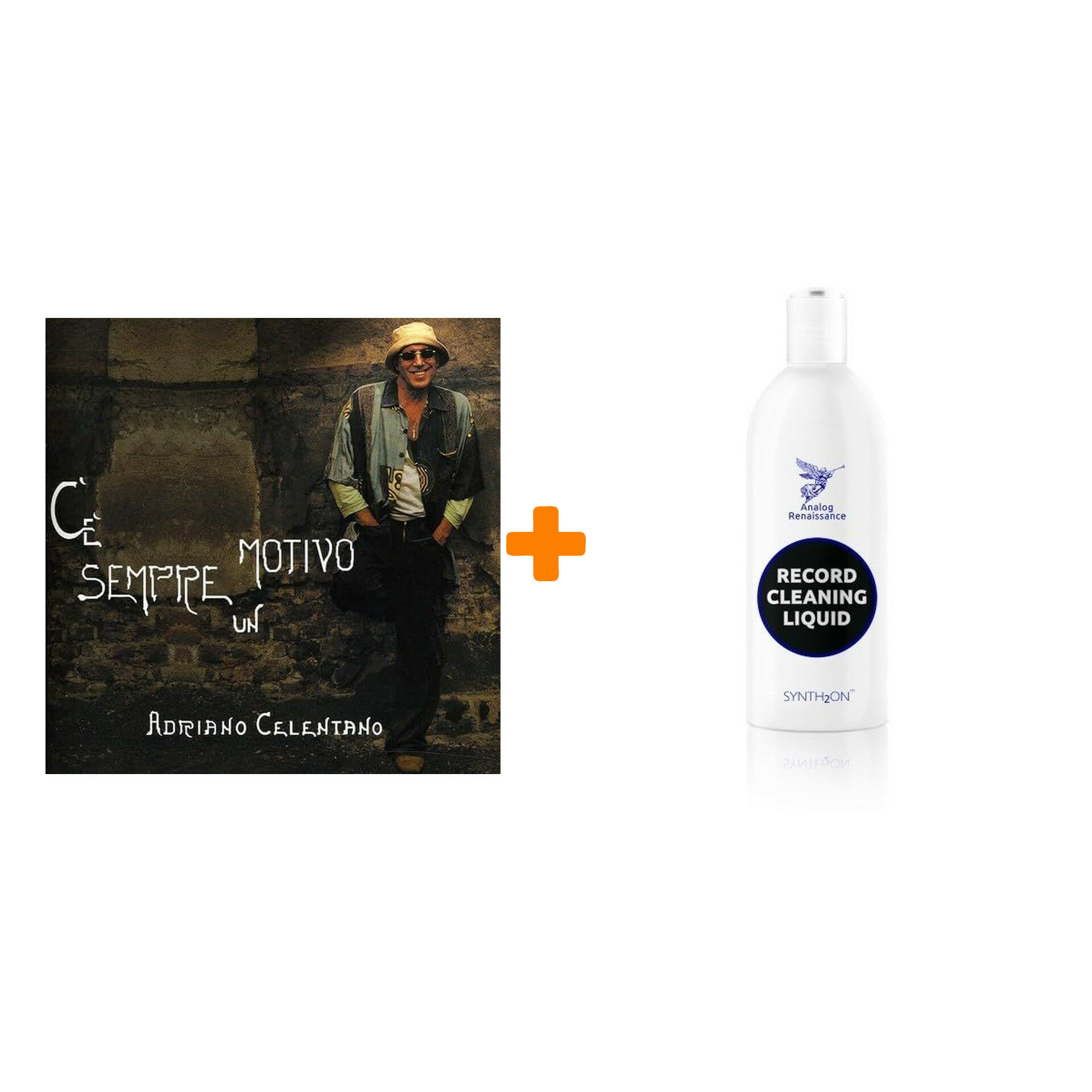 Celentano Adriano C`E` Sempre Un Motivo LP + Жидкость моющая для чистки винила