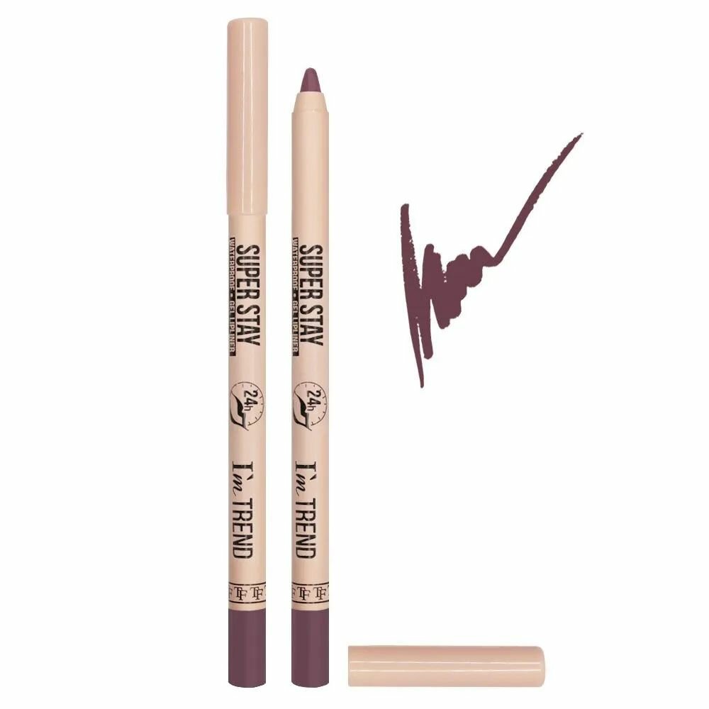 TF cosmetics Карандаш для губ, I'm trend, Super stay, гелевый, тон 007, мокко