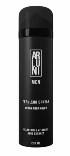 Гель для бритья Arluni Успокаивающий, приятный аромат, 200 мл