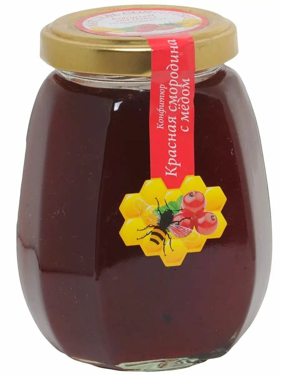 Конфитюр с медом Красносмородиновый Homemade 220гр, стекло