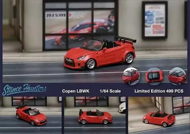 Stance Hunters Daihatsu Copen GT-K Red 1:64