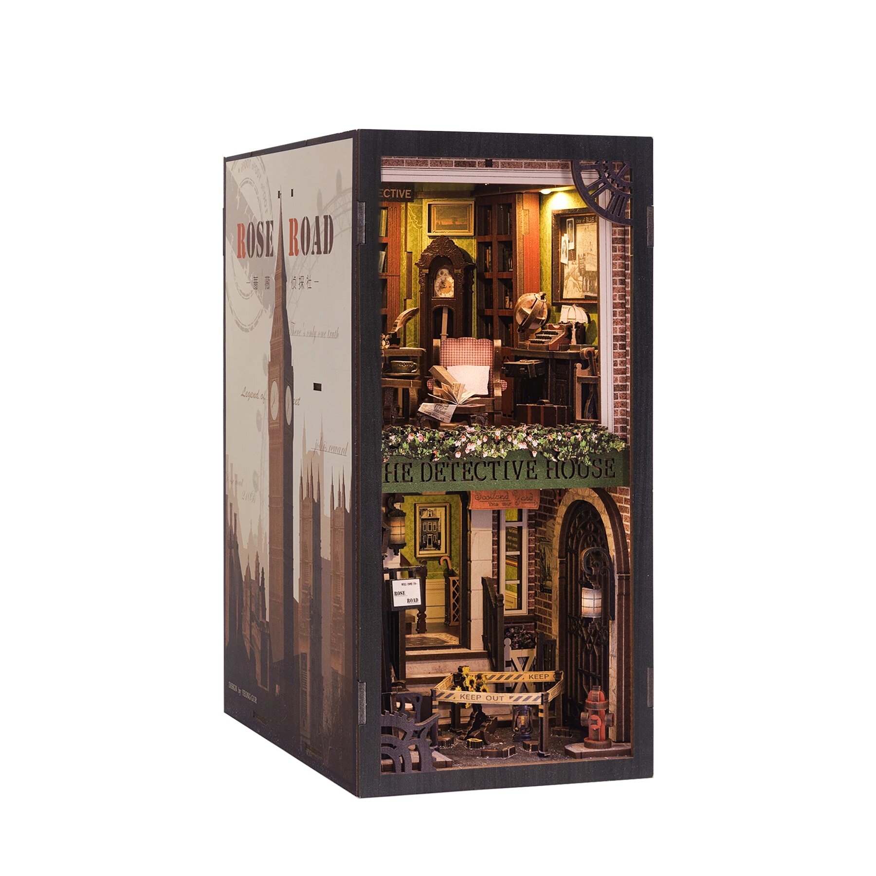 Cutebee деревянная 3D головоломка книжный домик 14+