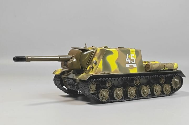 MODIMIO 1:43 ИСУ-152, советская тяжелая самоходная артиллерийская установка, Вторая мировая война, готовая металлическая модель, коллекционная