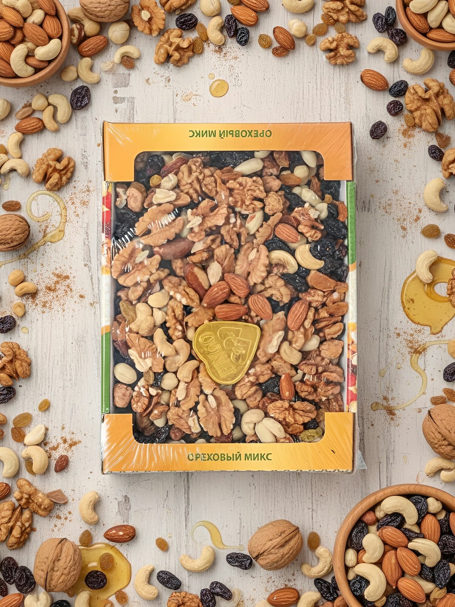 Смесь орехов сухофруктов /1кг