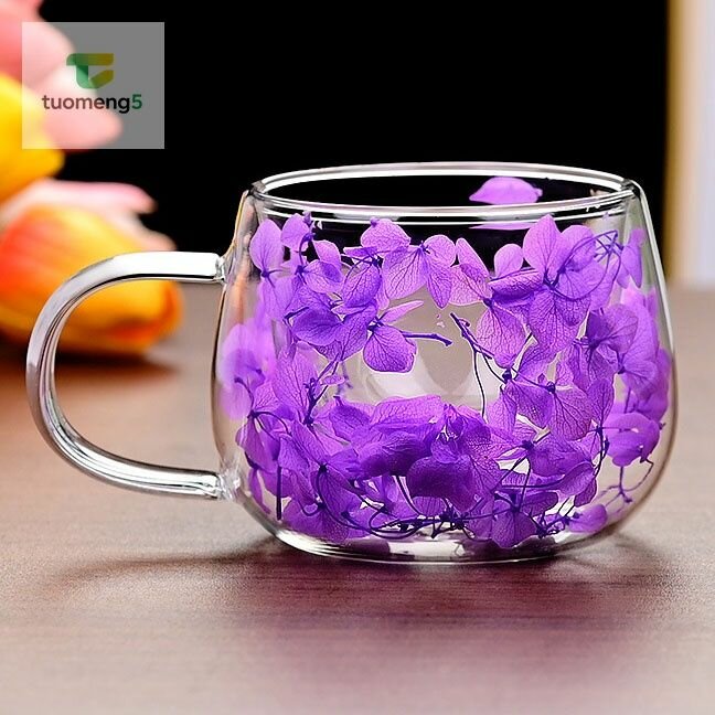 Стакан с двойными стенками 150 мл 1 шт сиреневый