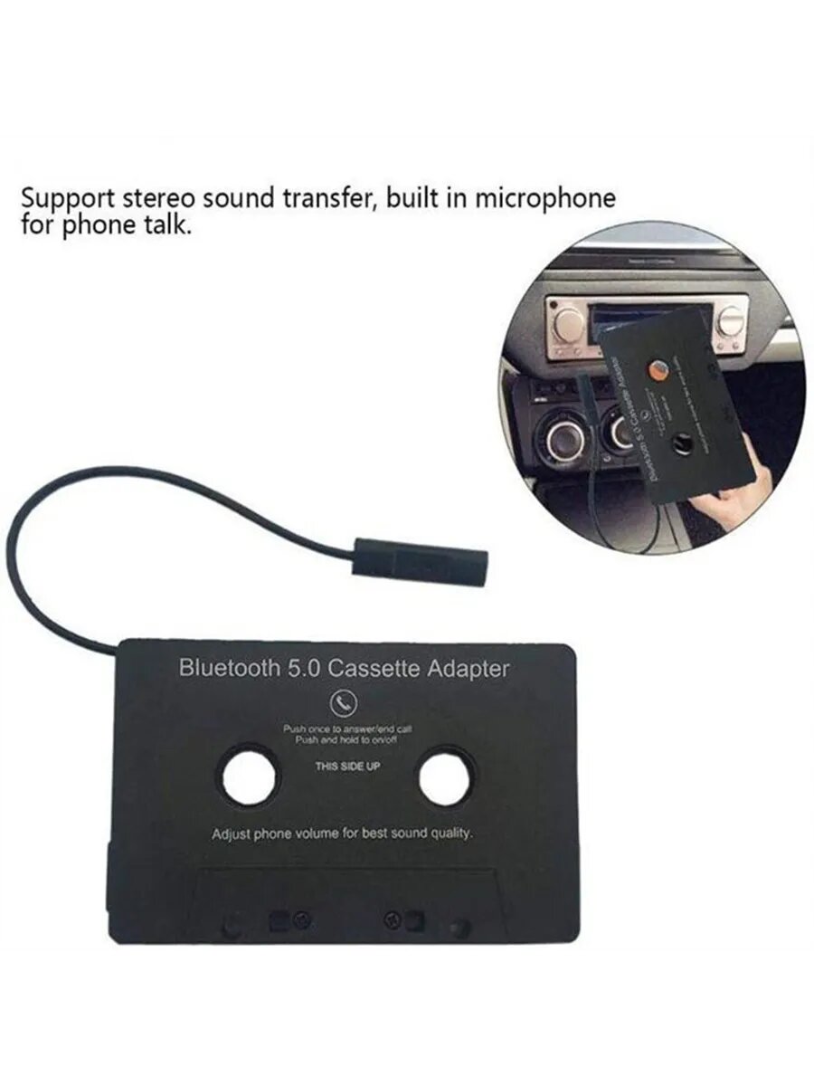 Bluetooth Адаптер Кассетный Для Автомагнитолы