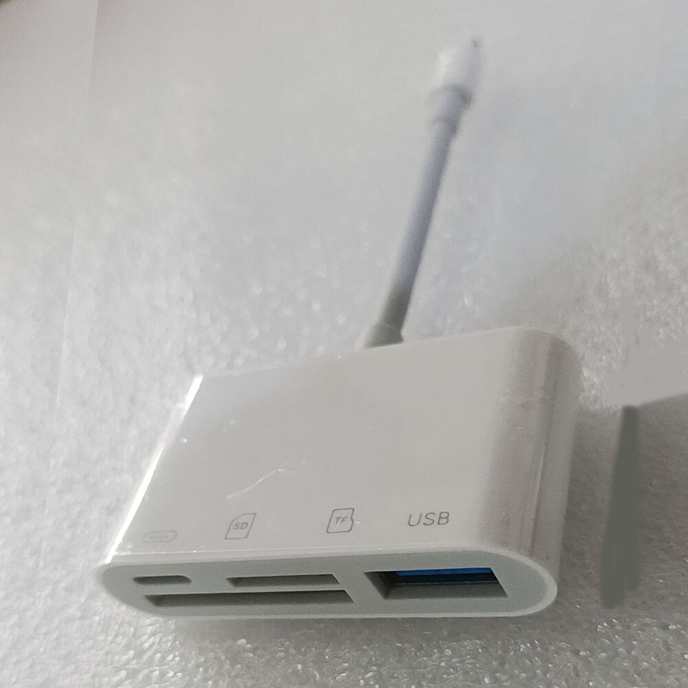 Портативный 4 в 1 USB-камера SD TF картридер-адаптер для iPhone iPad iOS 12