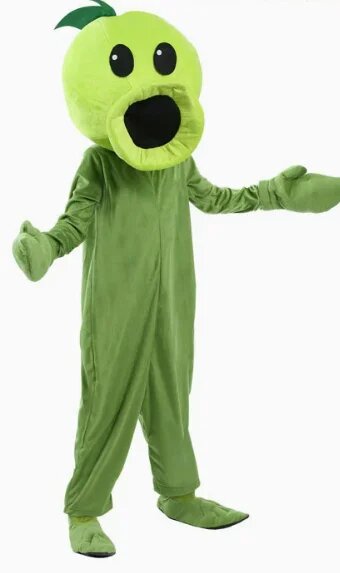 Костюм Зомби Подсолнух Горошек AMBESTPARTY Зеленый, XL, Kids