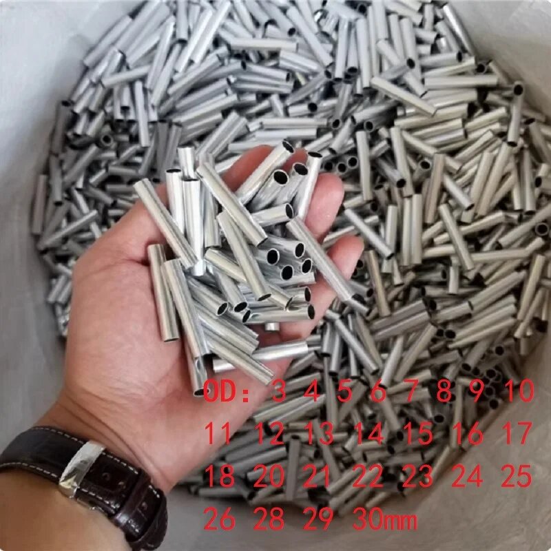 Алюминиевая трубка OD 3 4 5 6 7 8 9 10 11 12 13 14 15 16 17 18 20 21 22 23 24 25 26 28 29 30 мм Круглая металлическая труба из алюминиевого сплава 6061