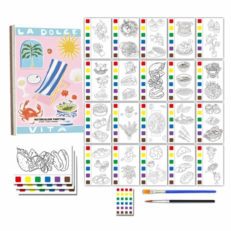 Детская книжка-раскраска С Фруктами -Gourmet