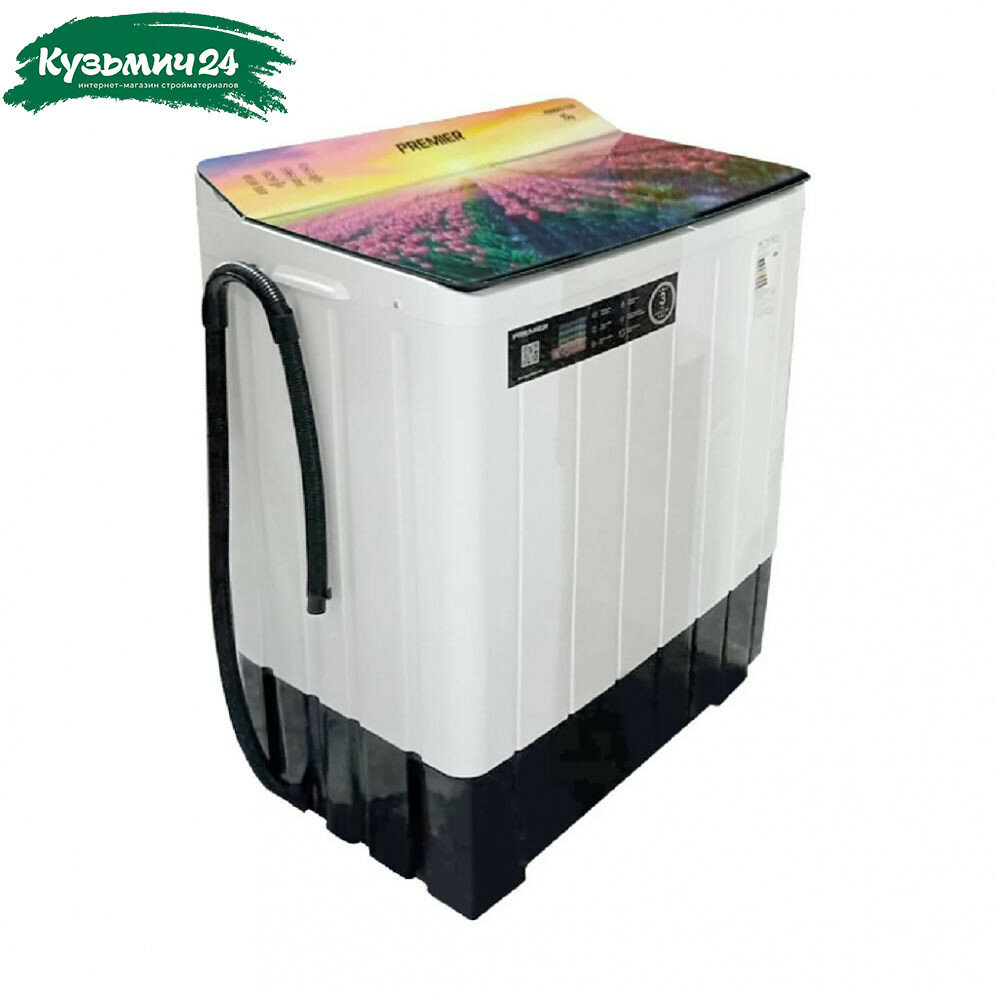 Машина стиральная Premier PRMWM10-CCP06, УТ-00002709, 1600 об/мин, полуавтомат 10 кг