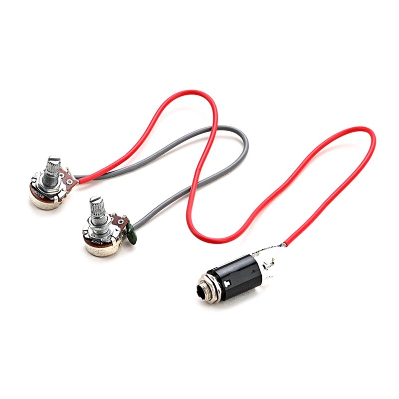 Жгут проводов Звукоснимателя с одной катушкой, Предварительно Подключенный к Гитаре Жгут Проводов, Комплект Гитарных Проводов, подходящий для Деталей Электрогитары