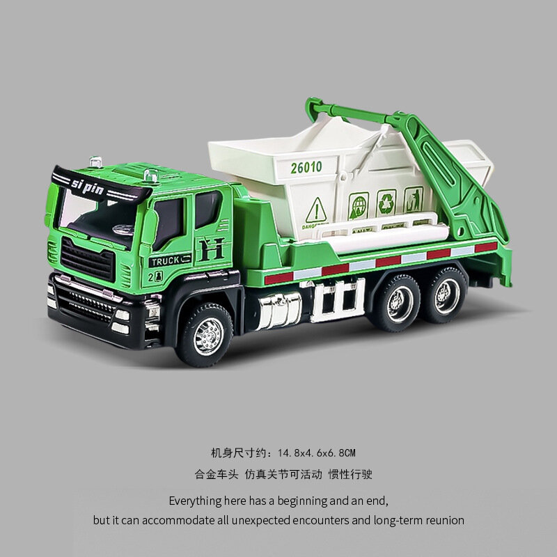 Детская игрушечная пожарная машина с лестницей из сплава для мальчиков, инженерная водовозка, модель пожарной машины с спринклерной системой.