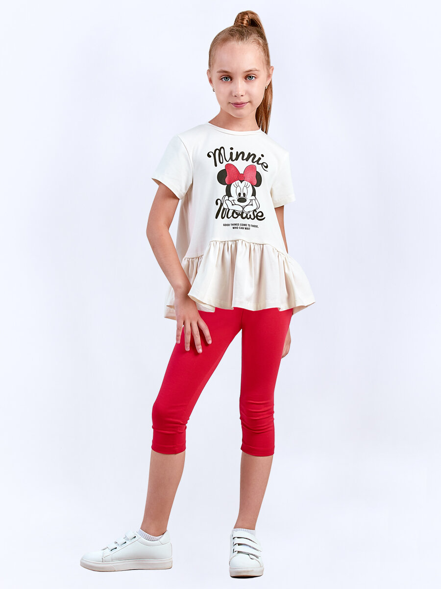 Комплект одежды футболка с бриджами Минни Маус