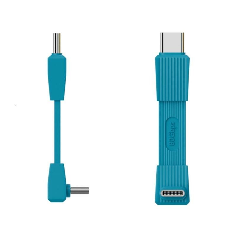 Кабель USB-C 240Вт, Синий - 51mm