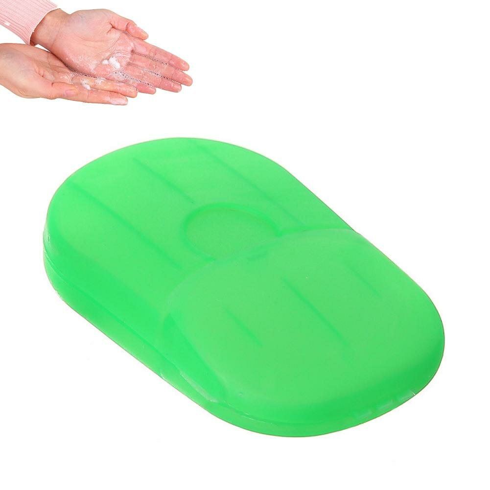 Дорожные мыльные полоски для мытья рук 20 шт