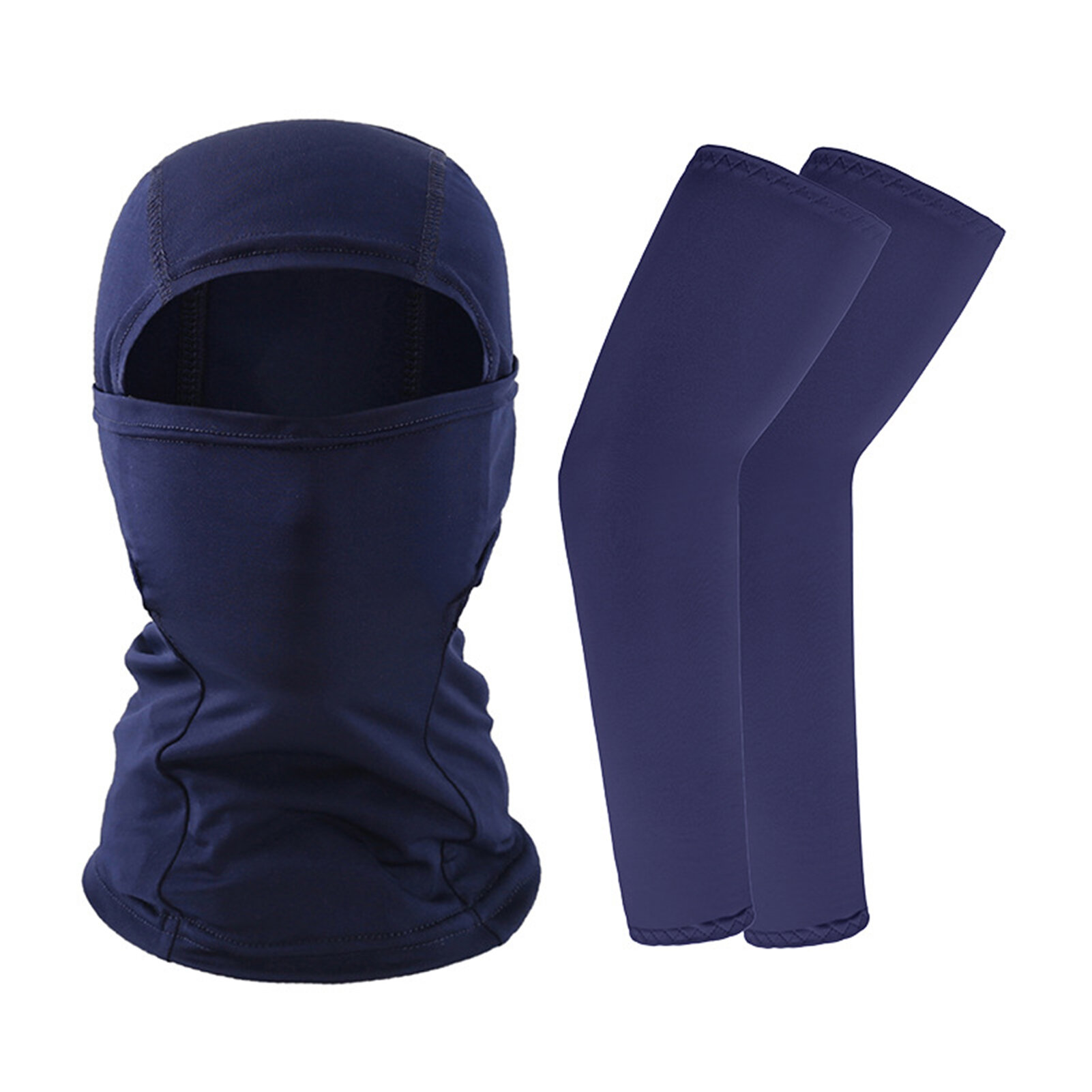 Набор Лонг Арм Сливы и Фейс Ковер для Женщин и Мужчин, Дыхательные, Защита от Солнца, 1 Пара Лонг Арм Слив и 1 Фейс Ковер, Цвета: Черный/ Белый/ Серый/ Фиолетовый/ Темно-Синий/ Армейский Зеленый/ Розовый Камуфляж/ Оранжевый Камуфляж/ Серый Камуфляж/