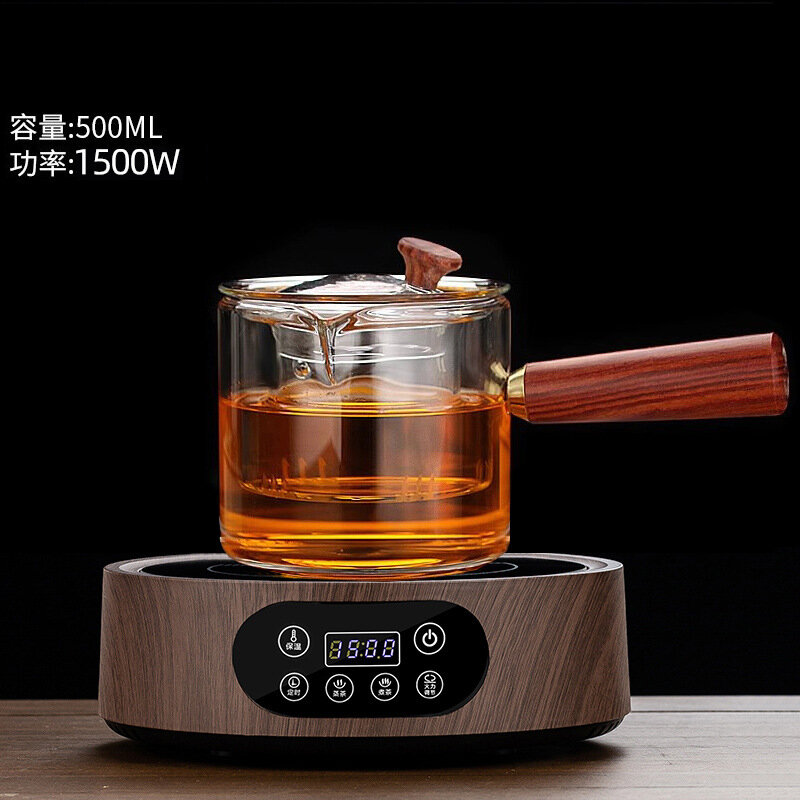 Электрическая керамическая плита Zhengmingtang 1500 Вт для дома, чайник с функцией кипячения воды, интегрированная функция приготовления на пару и кипячения, многофункциональный чайник.
