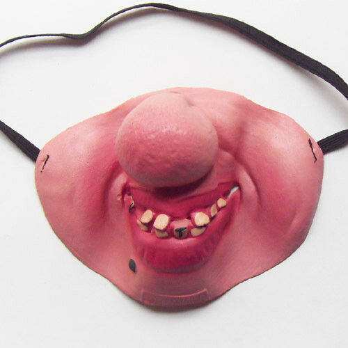 Собачка срывает маску, уморительная маска, трясущаяся губа, хохотун, хохотун