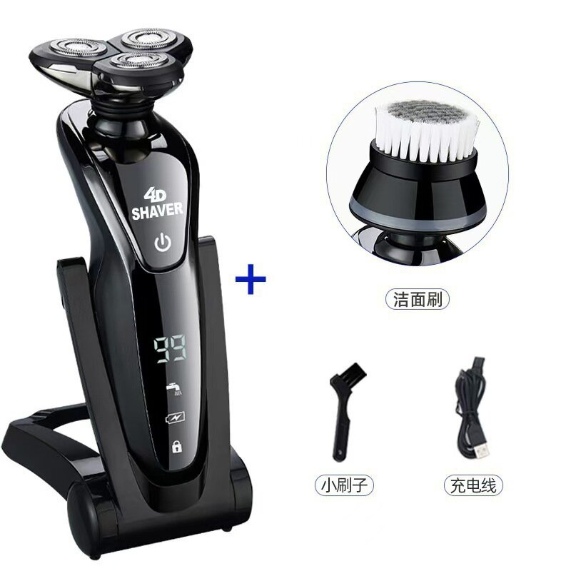 Электробритва для мужчин с LCD-экраном немецкого качества, новая многофункциональная 3-в-1 модель 6D, бестселлер