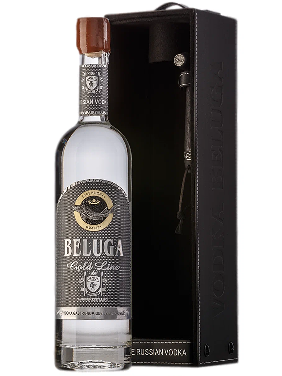 Водка Beluga Gold Line, классическая, 0,75 л, в подарочной упаковке