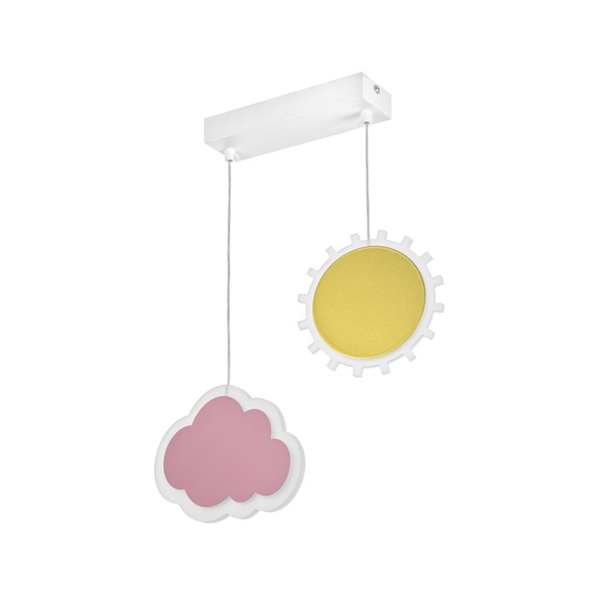 Светильник BayerLux «Рассвет», LED, 36 Вт, IP20, для детской, розовый/желтый