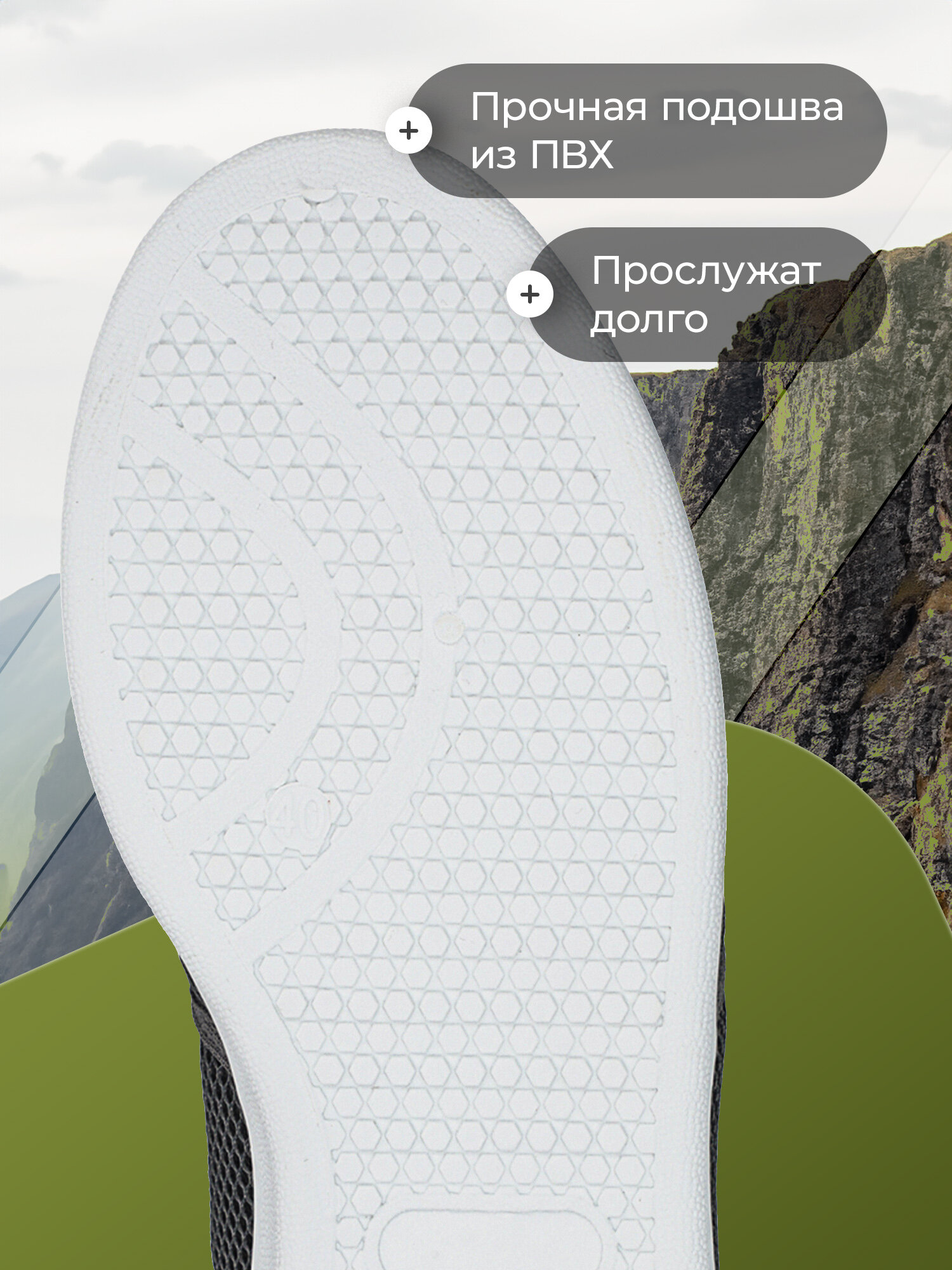 Слипоны De Mount Slip-on shoes, размер 36, графитовый — фото 1