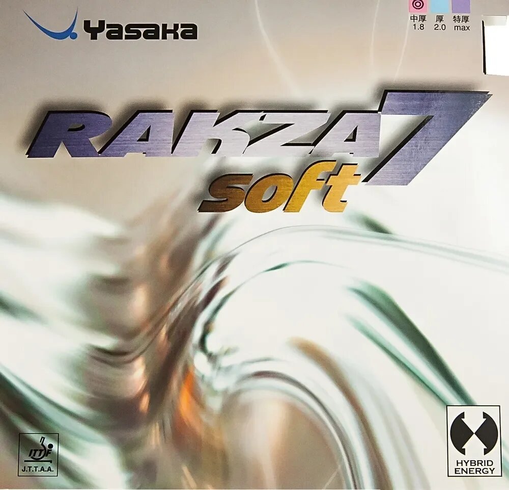 Yasaka Rakza 7 Soft MAX красная резина для настольного тенниса