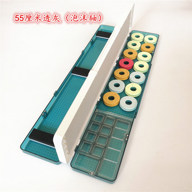 Оптовая продажа рыболовных принадлежностей, 55 см многофункциональный поплавковый ящик, ящик для подлеска, ящик для основного леса, многофункциональный аксессуарный ящик