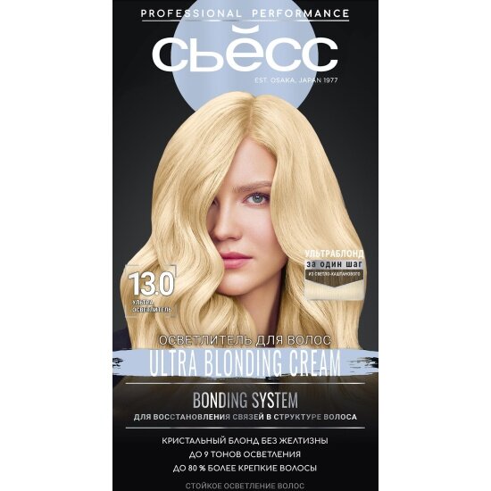 Краска для волос Сьесс (syoss) сьесс Осветлитель без желтизны, тон 13-0 Ультра