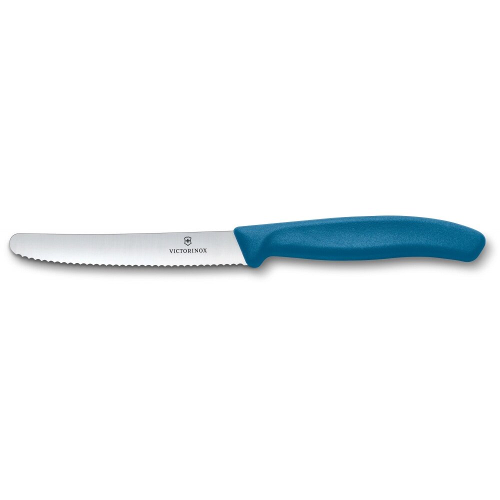 Victorinox Kitchen 6.7832. C1 Нож кухонный victorinox swiss classic, 11 см, серрейторная заточка, синий