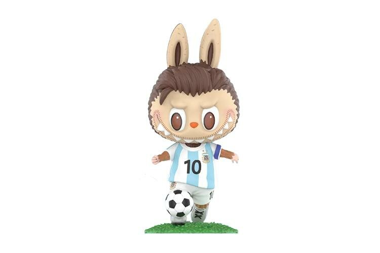 Коллекционная фигурка POP MART LABUBU Lionel Messi | Dribbling (Not Open, Not Unbagged)