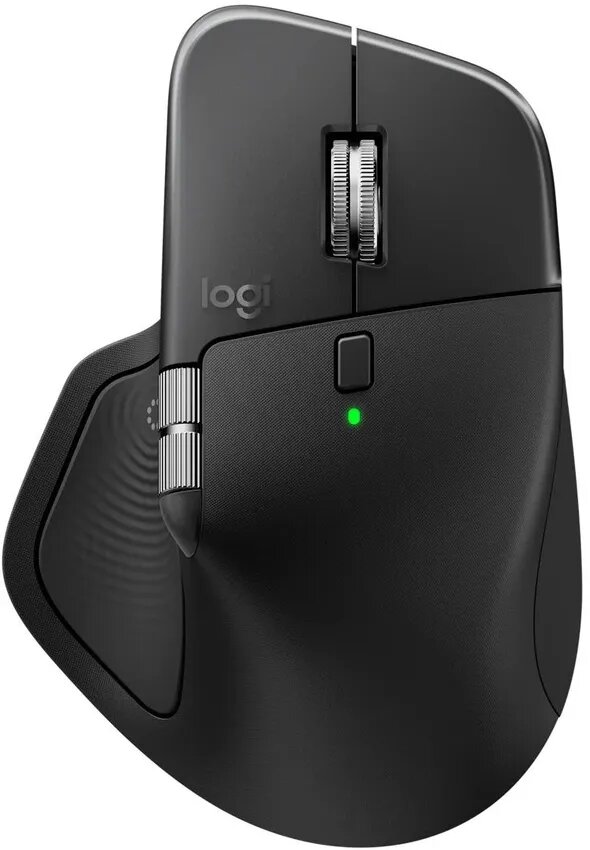Мышь беспроводная для геймеров Logitech MX Master 4 Black (сенсор с разрешением 8000 DPI)