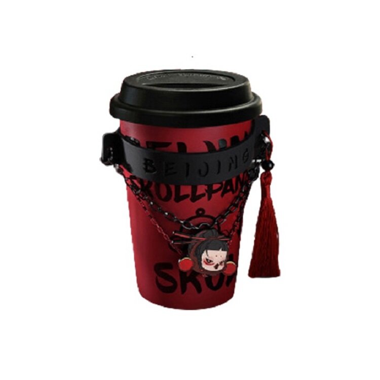 Термокружка унисекс POP MART Insulated Cup IP Merch, brick red